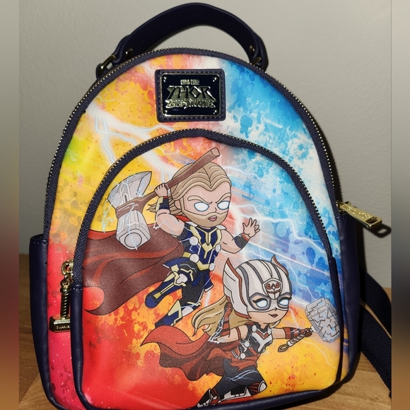 Loungefly | Bags | Thor Love And Thunder Loungefly Mini Backpack Nwot ...